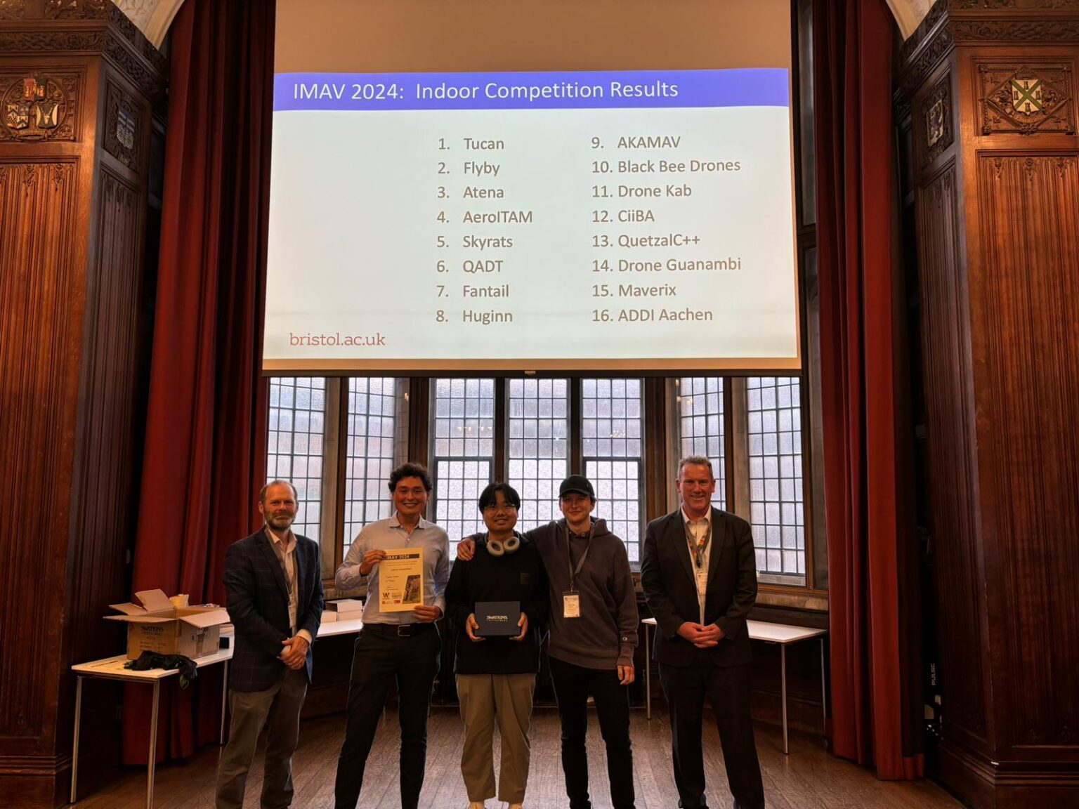 MAVLab & BioMorphic Lab, winners at IMAV2024 competitions! - MAVLab